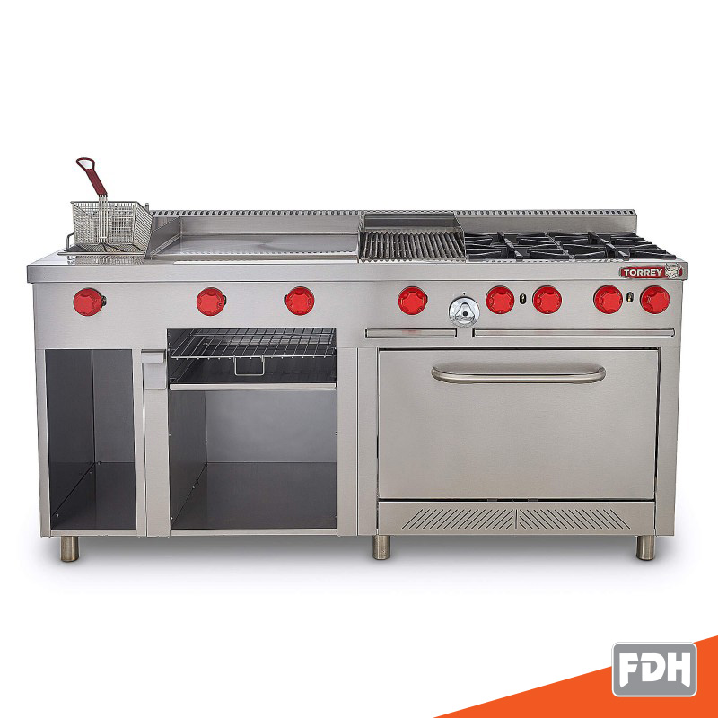 ROSTICERO TORREY A GAS 6 VARILLAS – FDH